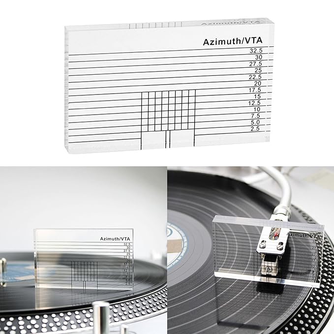 Phono Tonearm Cartridge VTA/Azimuth Ruler - GK-R36B