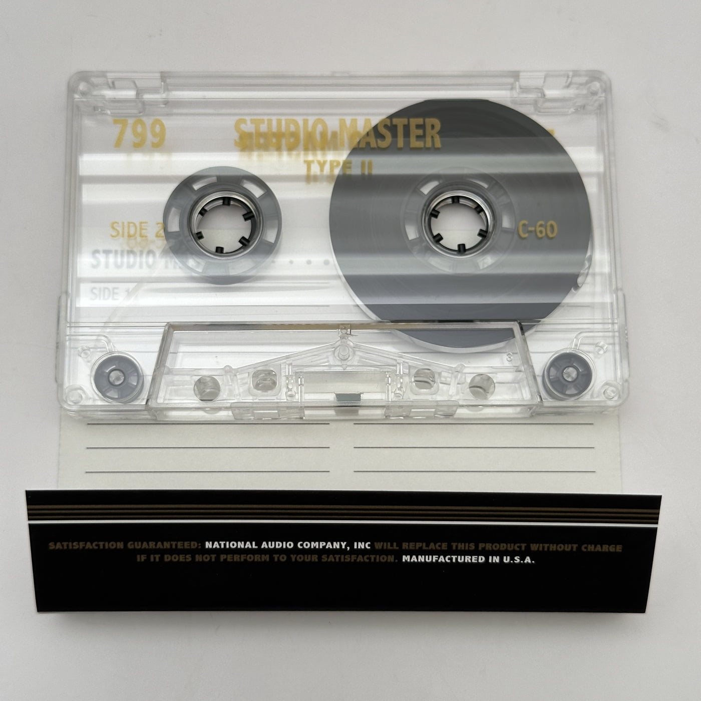 NAC - C799 Studio Master 60 Minute Type II Cobalt - C799-C060PB