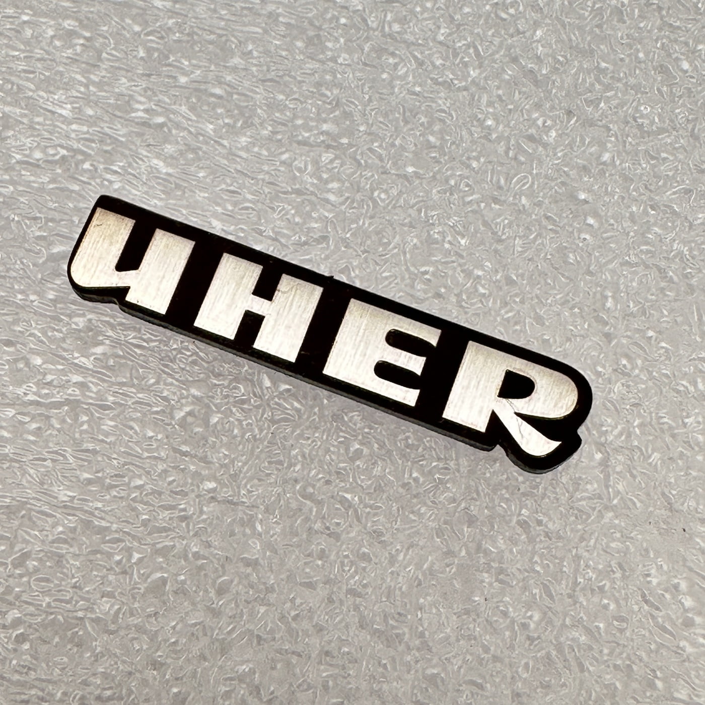Replacement Metal Logo for Uher - ML-UHER-01