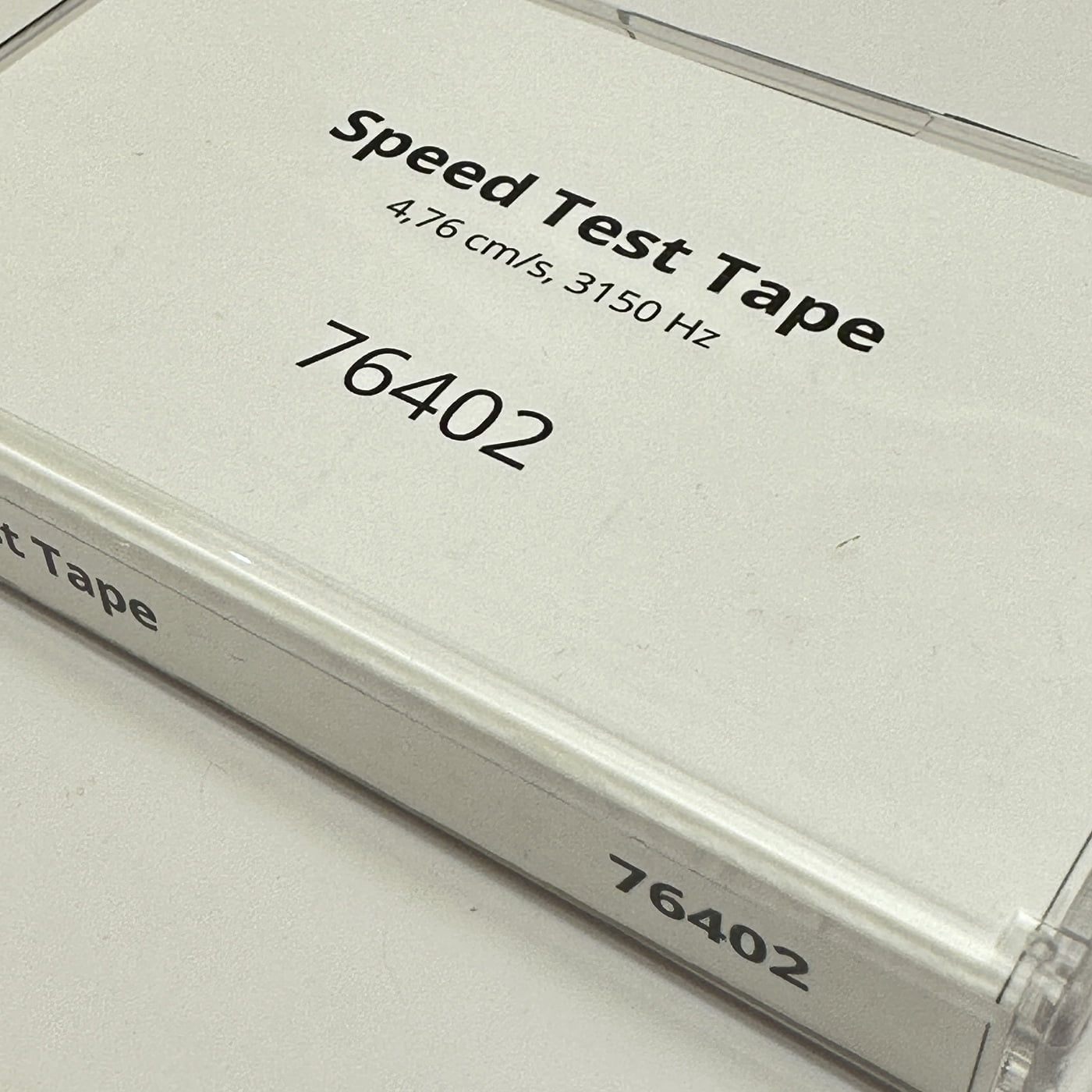 Speed Test Tape for Calibrating Cassette Deck - 0.15″ (3.81 mm), 4.76 ...