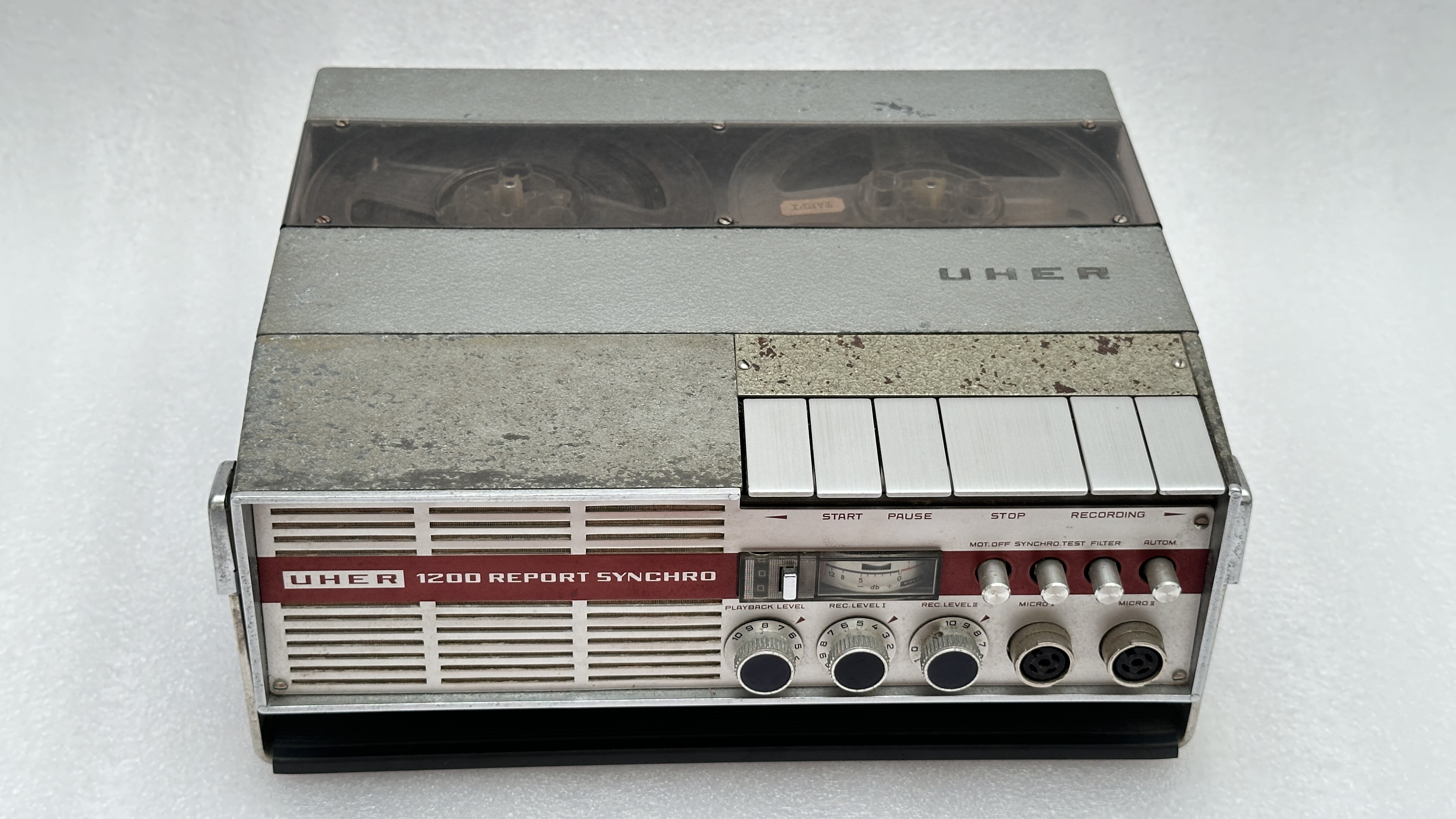 UHER 1200 Report Synchro Portable Reel-to-Reel Recorder (Non-Working ...