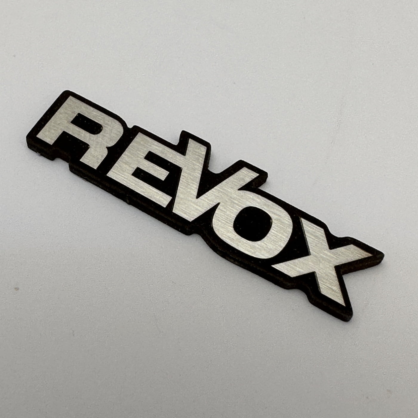 Replacement Metal Logo for Revox - ML-RVX-01