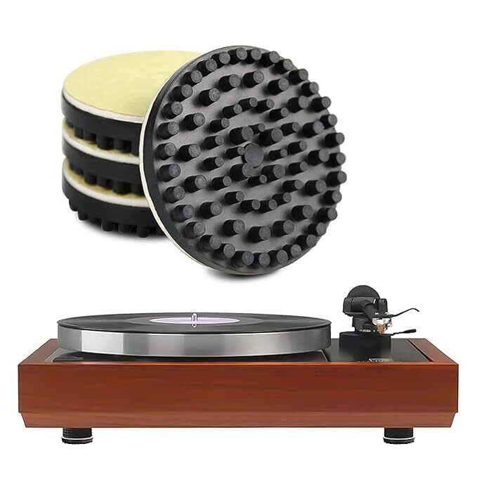 VAC - Record Player Rubber Isolation Pads Set (4 Pcs.) - SIP-4FT