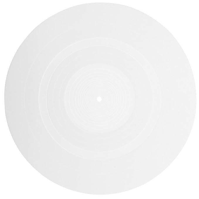 Turntable Platter LP - Silicone Rubber Mat - White - TP-SRMW