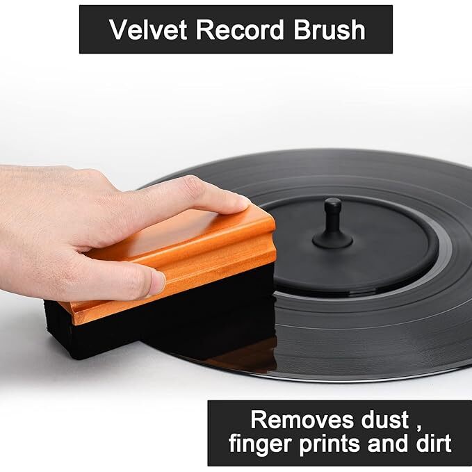 VAC - Vinyl Record Cleaning Velvet Brush- VRC-VB